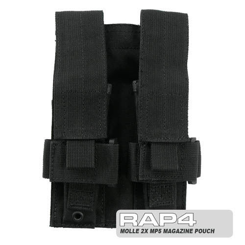 BLACK MOLLE Double MP5 Magazine Pouch – MCS