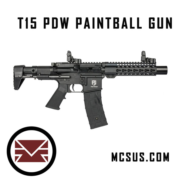 Custom T15 PDW First Strike Paintball Gun – MCS