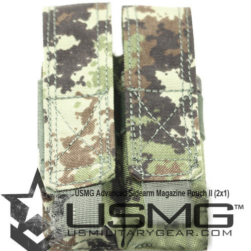 MOLLE Double Advanced Sidearm Magazine Pouch (Italian Camo) Clearance – MCS