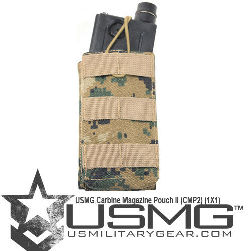 MOLLE Single M4 DMAG & Helix Magazine Pouch (MARPAT) – MCS