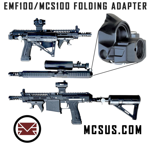 EMF100 MG100 MCS100 Drop Down Folding Adapter With Gen3 Locking Mechanism