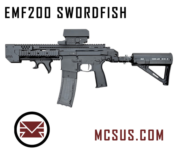 EMF200 Swordfish Custom Paintball Gun With (Air Tank In Stock Option) – MCS
