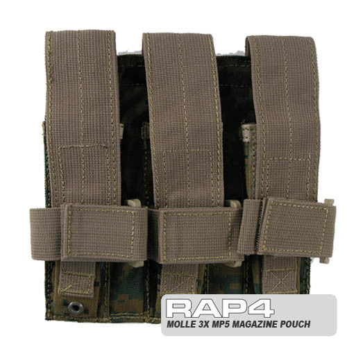 MOLLE Triple MP5 Magazine Pouch (MARPAT) Clearance Item – MCS