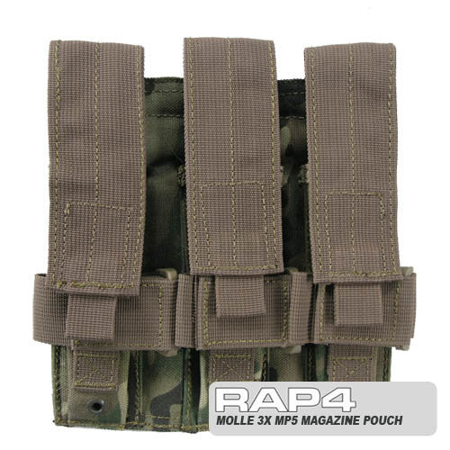 MOLLE Triple MP5 Magazine Pouch (Eight Color Desert) Clearance Item – MCS