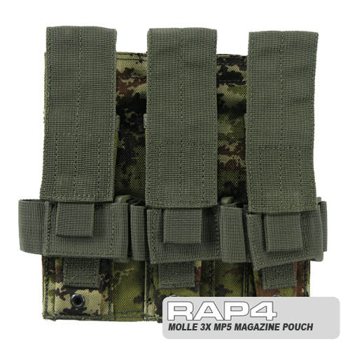 MOLLE Triple MP5 Magazine Pouch (Italian Camo) Clearance Item – MCS