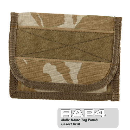 MOLLE Name Tag Pouch (British DPM Desert) Clearance Item – MCS