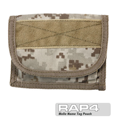 MOLLE Name Tag Pouch (Desert Digital) Clearance Item – MCS