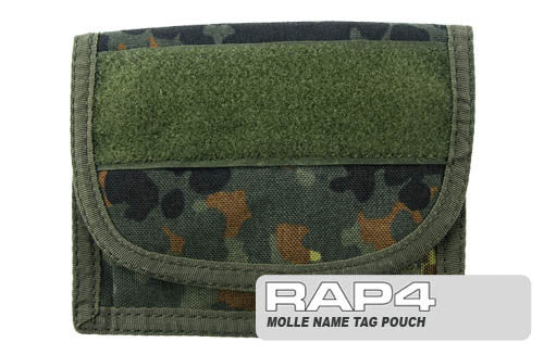 MOLLE Name Tag Pouch (German Flecktarn) Clearance Item – MCS
