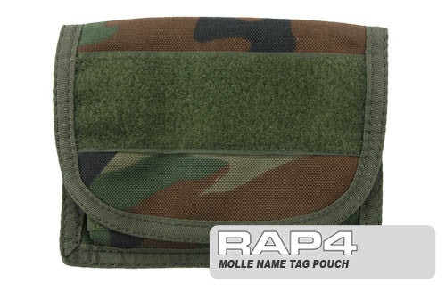 MOLLE Name Tag Pouch (Woodland) Clearance Item – MCS