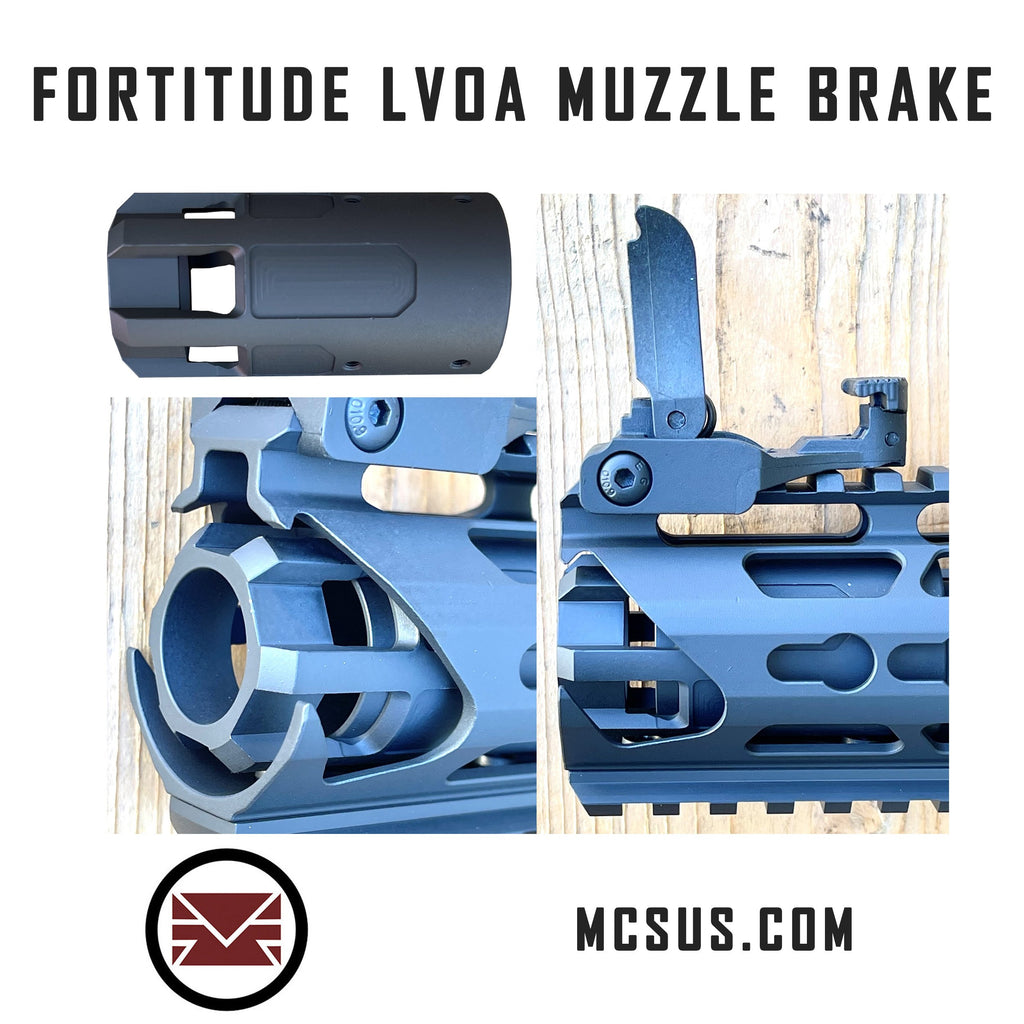 LVOA ADJUSTAbLE MUZZLE Brake (22mm muzzle threads) – MCS