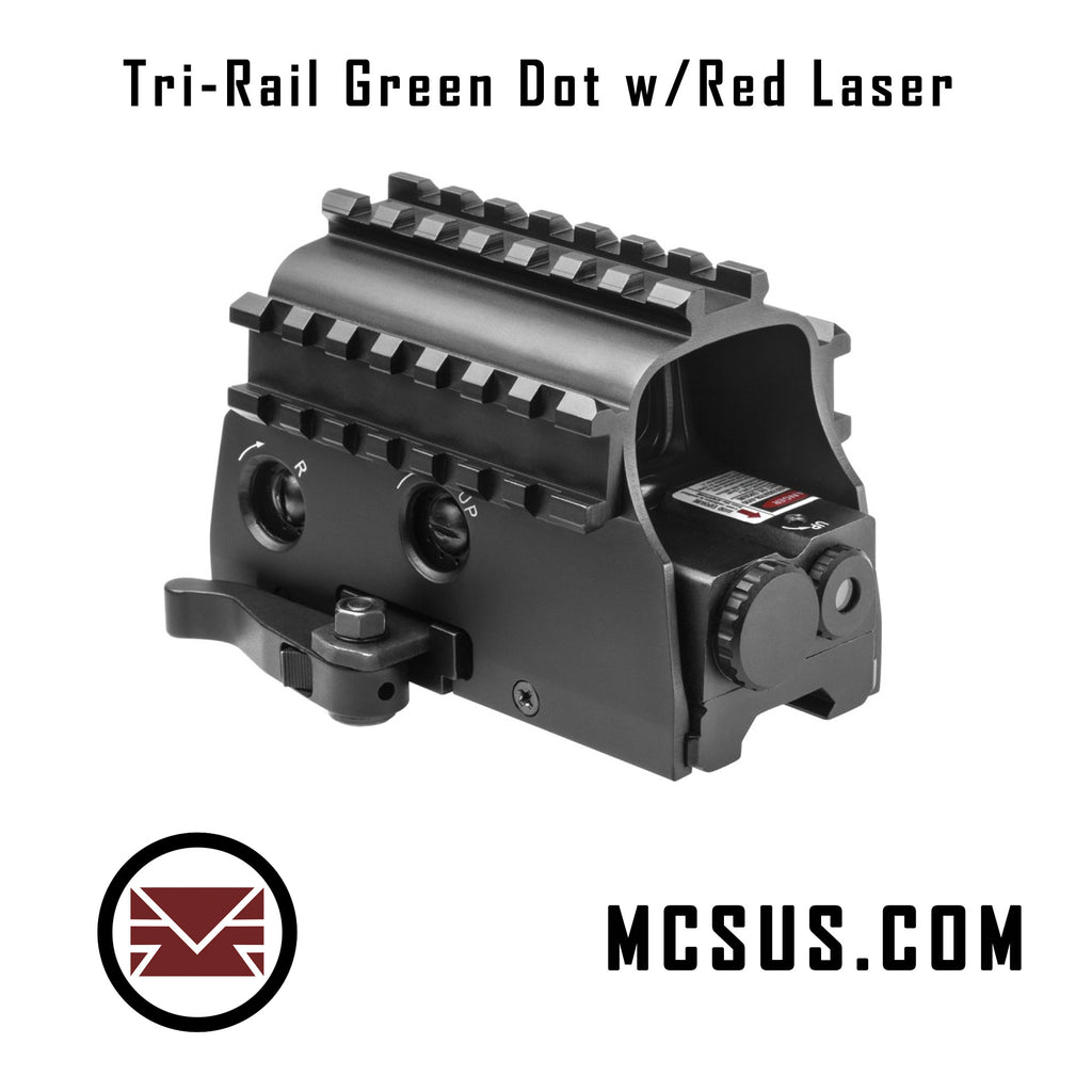 Armored Railed Sighting System Reflex Optic & Laser – MCS