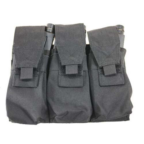MOLLE Triple Universal Magazine Pouch (Black) – MCS