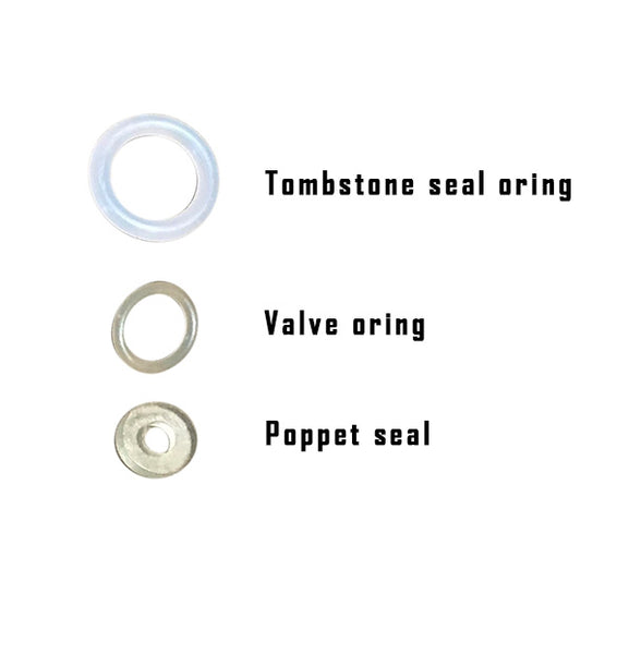Bolt/Blizzard/Tornado/Storm/Vortex Valve Seal Kit (Braided hose versio ...