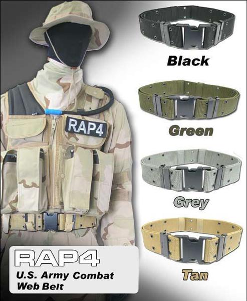 GRAY Combat Web Belt – MCS