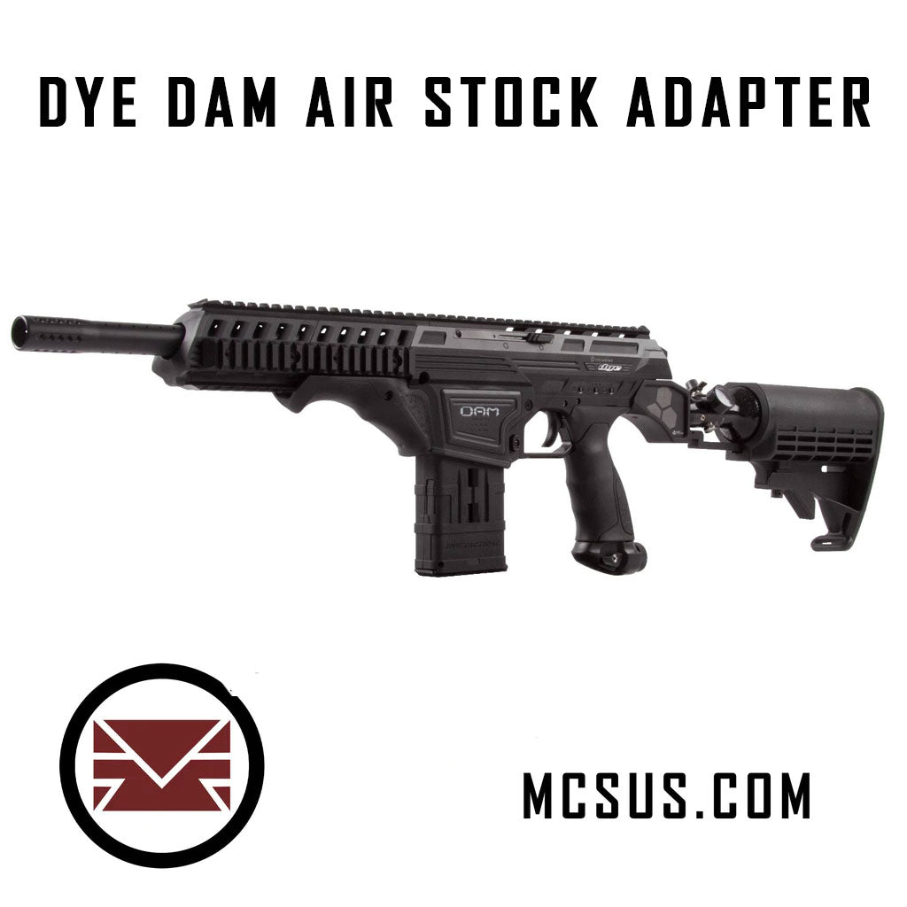 DYE DAM Paintball Gun Buttstock Air Adapter – MCS