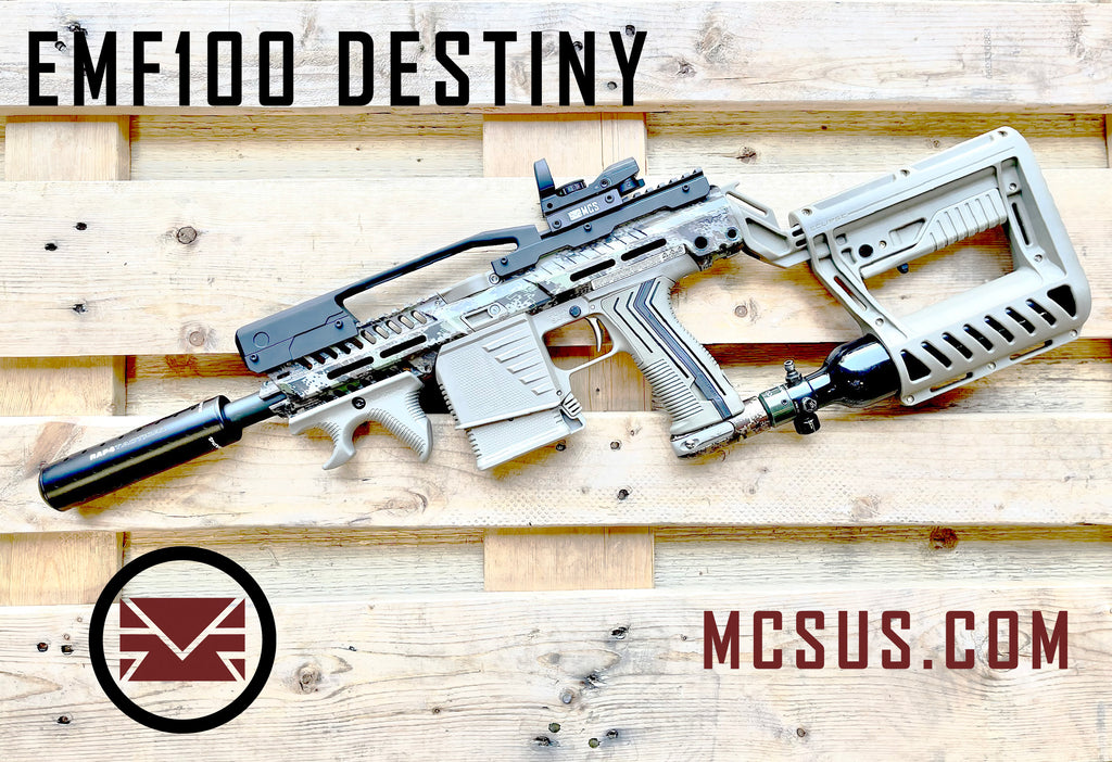 EMF100 MG100 Destiny Custom Paintball Gun – MCS