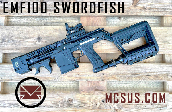 EMF100 MG100 And Tacamo Vortex Swordfish Rail System – MCS