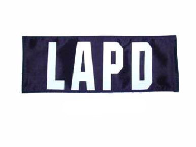 LAPD Patch Large (Black) – MCS
