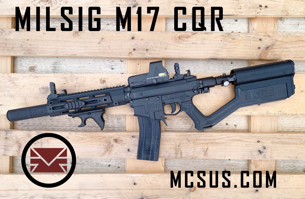 MILSIG/Valken M17 CQR Air Buttstock and Tank Package – MCS
