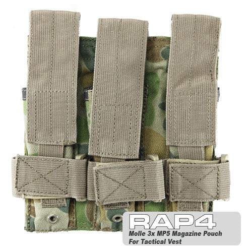 Triple SMG Magazine Pouch for Strikeforce/Tactical Ten Vest (Clearance ...