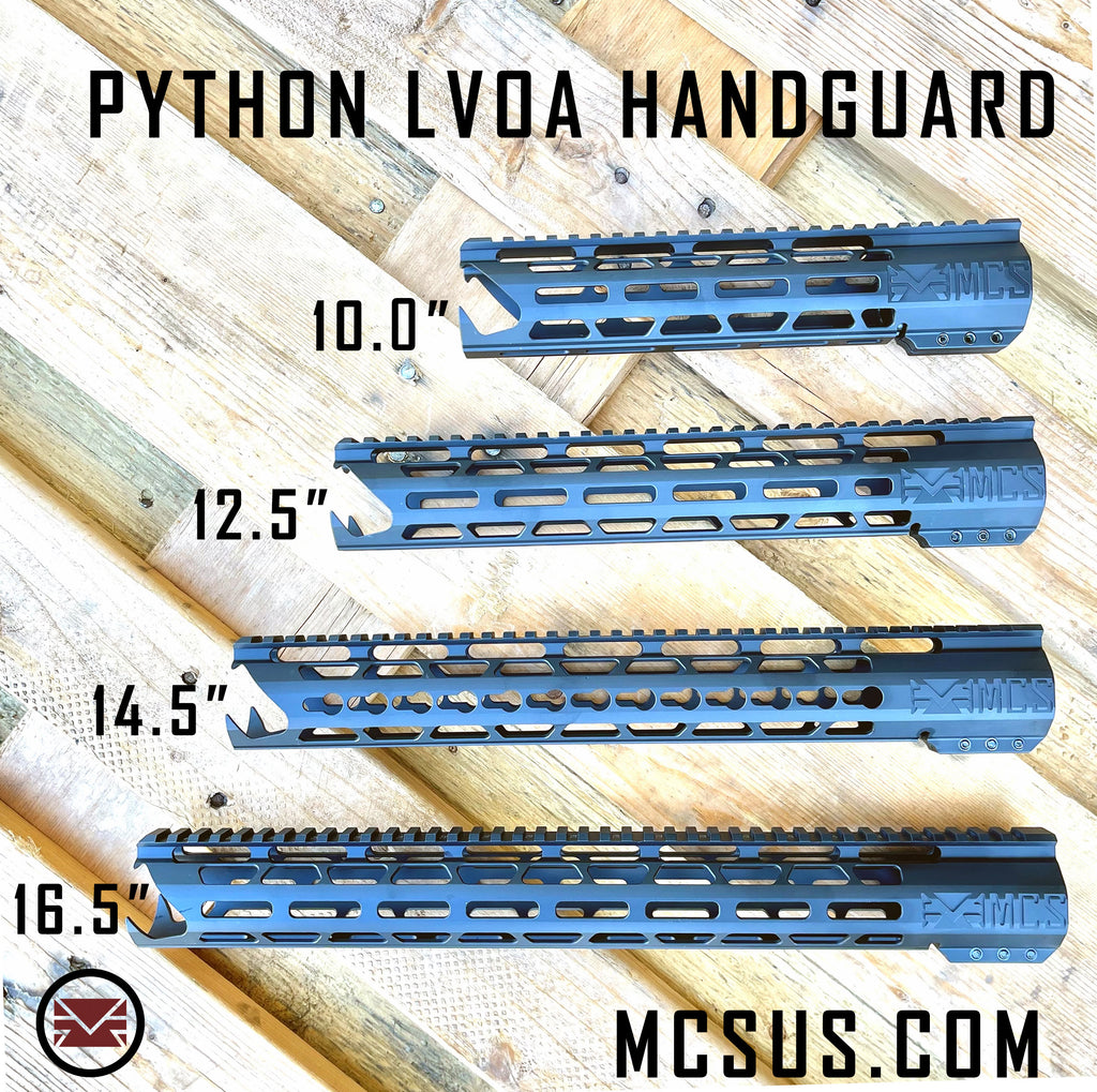 Python LVOA M-Lok / KeyMod Handguard – MCS