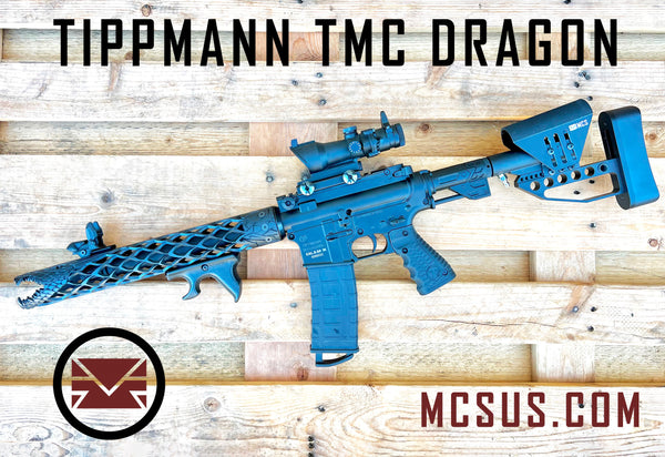 Custom Tippmann TMC Dragon Paintball Gun (.68 Cal) – MCS