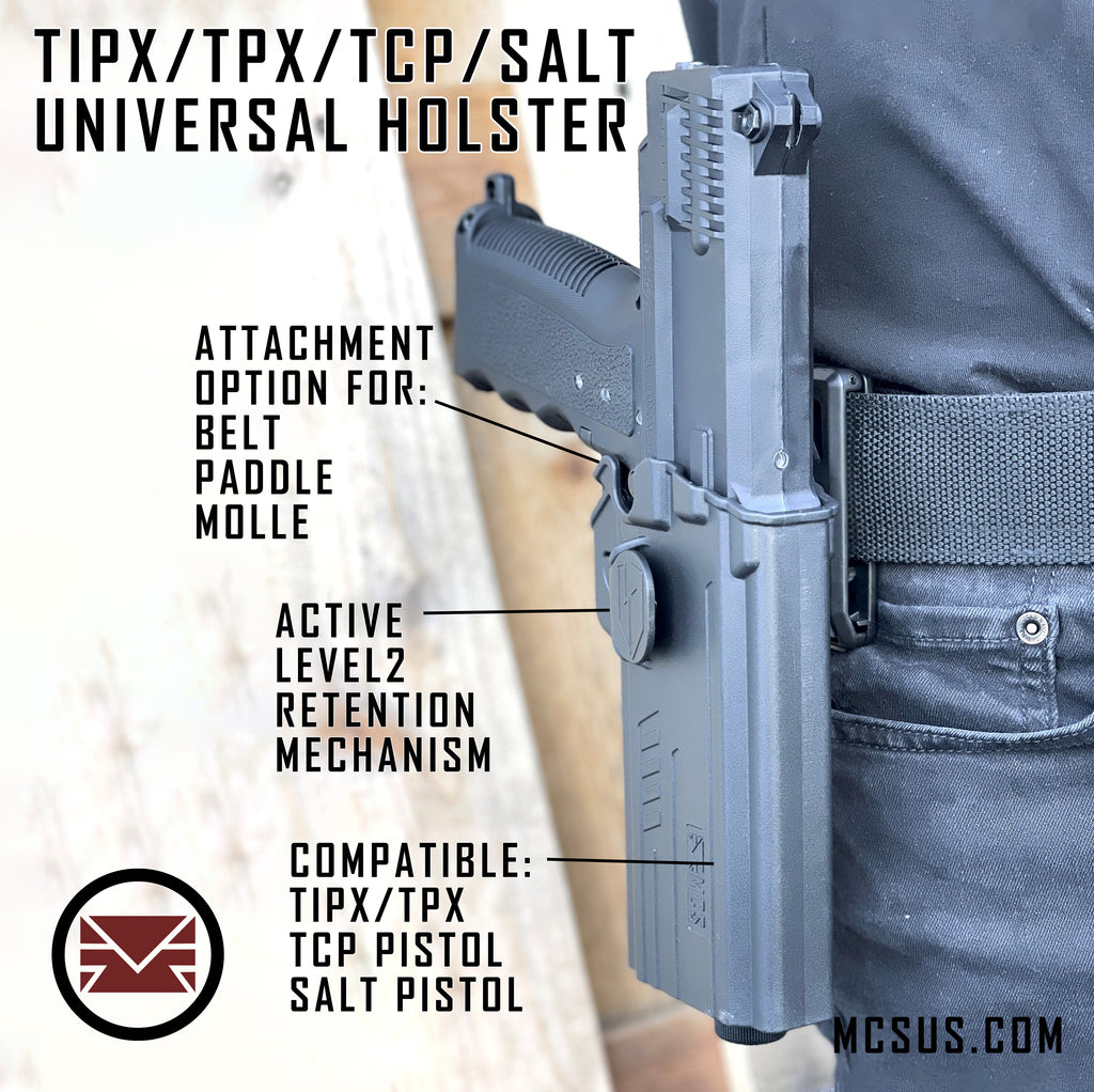 Universal Holster For TIPX TPX TCP SALT Pistol – MCS