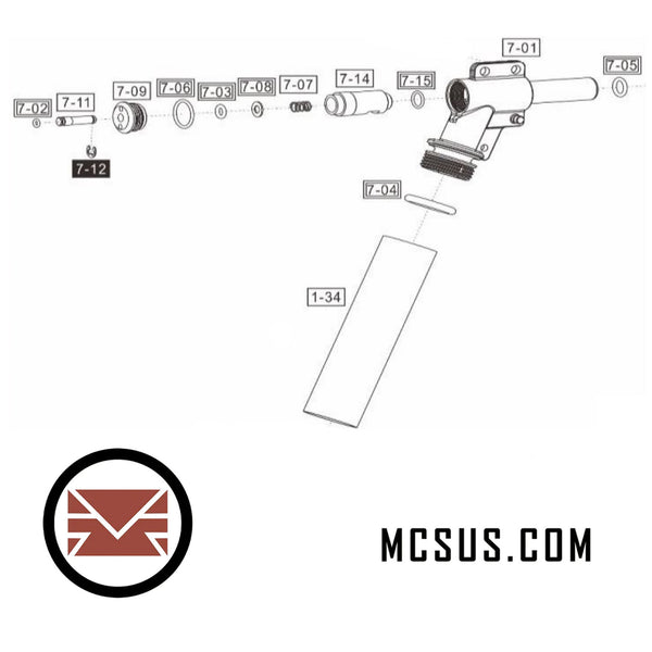 PART 7-05 O-RING 6x1.5 (Comptiable to HDR68 TR68 TR50 HDX T68 68 HDP50 ...